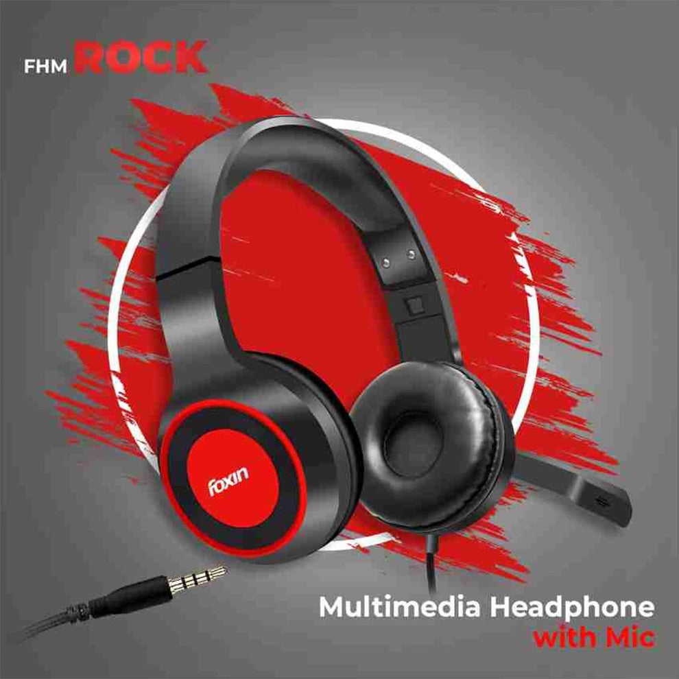 Headphone Foxin wired FHM-Rock – Aashitech